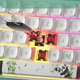 MIHIYIRY 60% Wired Gaming Keyboard, Portable Mechanical Keyboard, 61 ...