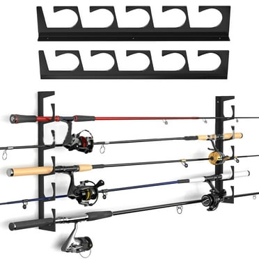 Xinhao Fishing Rod Rack, Fishing Pole Wall or Ceiling Storage Rack ...