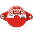 Propane Tank Lock in Red ABS Material for Gas Valves with Lockout ...