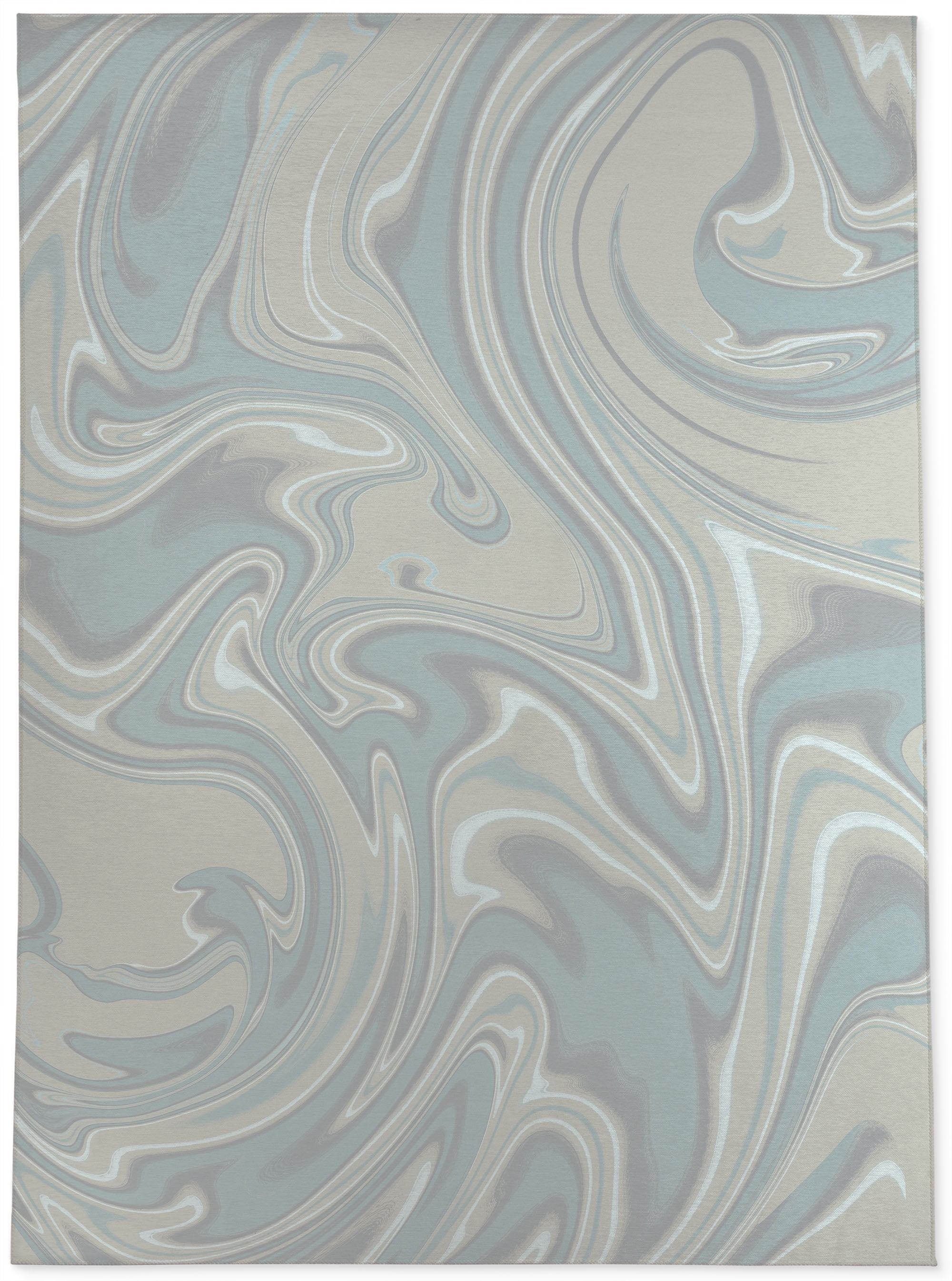 Hermosa Swirl Teal Area Rug by Kavka Designs - Walmart.com