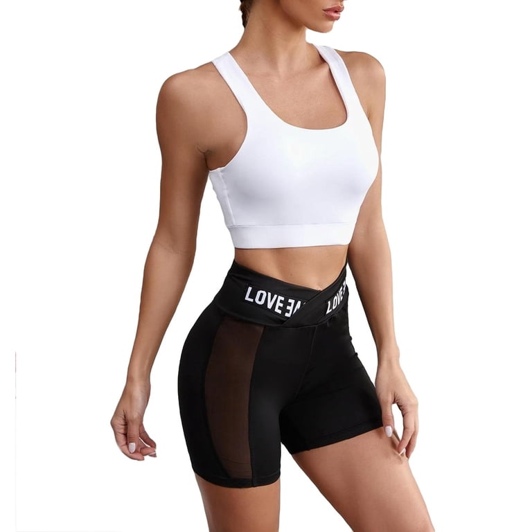 Strappy Criss-Cross Back High Support Sports Bra Pomona And