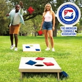 MD Sports Toss Cornhole Boards, 36-inch Solid Wood Set with All-Weather ...