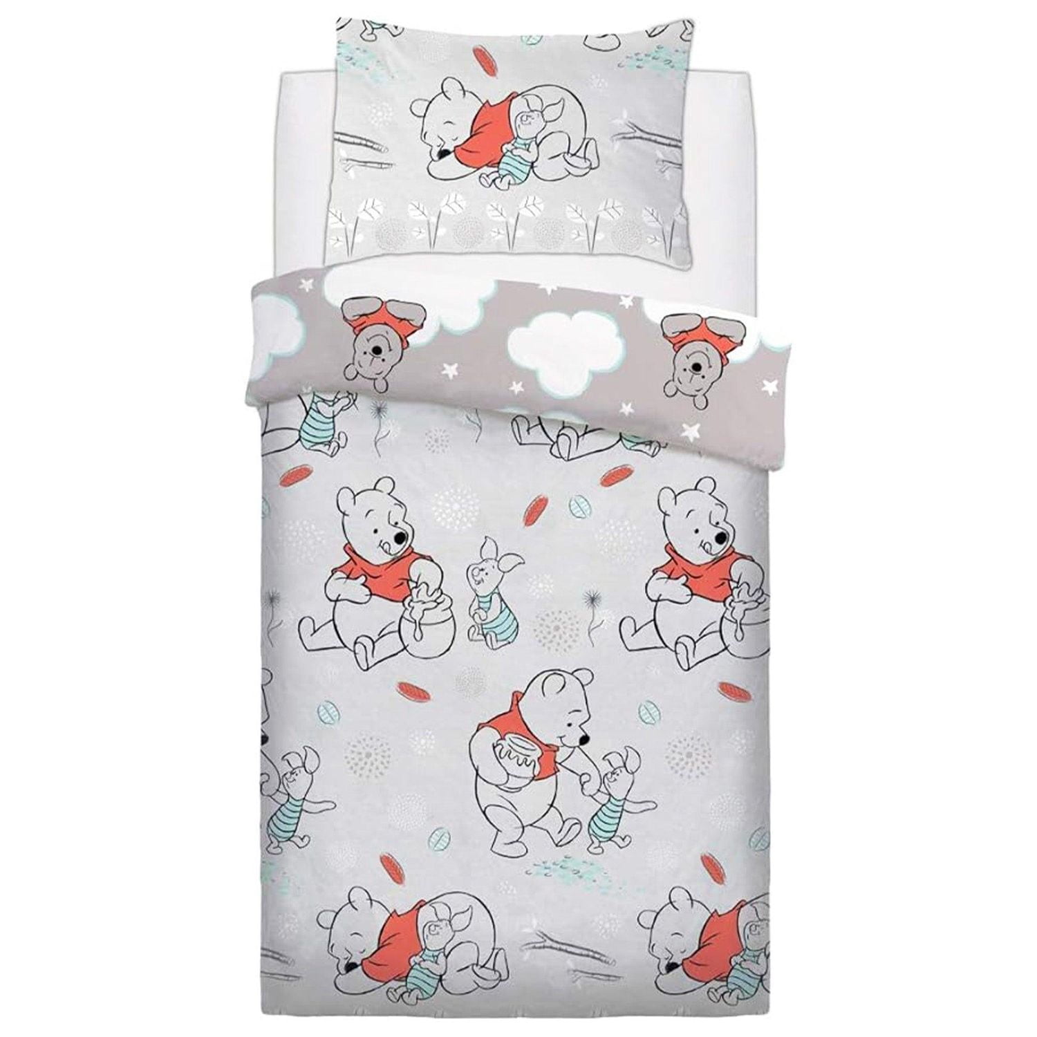 Click here for Winnie The Pooh Clouds Reversible Duvet Set prices