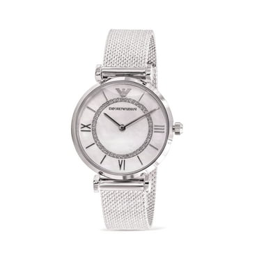 Emporio Armani AR11387 32 mm Rose Gold-Tone Leather Watch for Womens ...