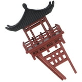 unbranded Mini Pagoda Statue Miniature Chinese Japanese Pavilion ...