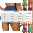 Feancey Womens High Waisted Yoga Shorts Cut Out Butt Lifting Workout ...