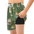 BZSMCE Swim Shorts Cute Cartoon Hamsters in Chris Pattern For Quick-Dry ...