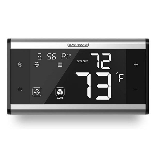 BLACK + DECKER Smart Home Device Compatible Wifi Home Thermostat ...