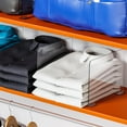 Xlhshop Clear Acrylic Shelf Dividers, Closet Organizers for Wood & Wire ...
