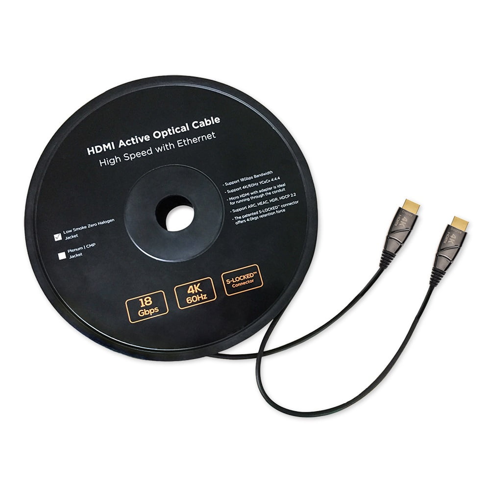 Cable Central LLC (5 Pack) 125Ft AOC HDMI Cable 4K/60Hz LSZH - 25 Feet ...