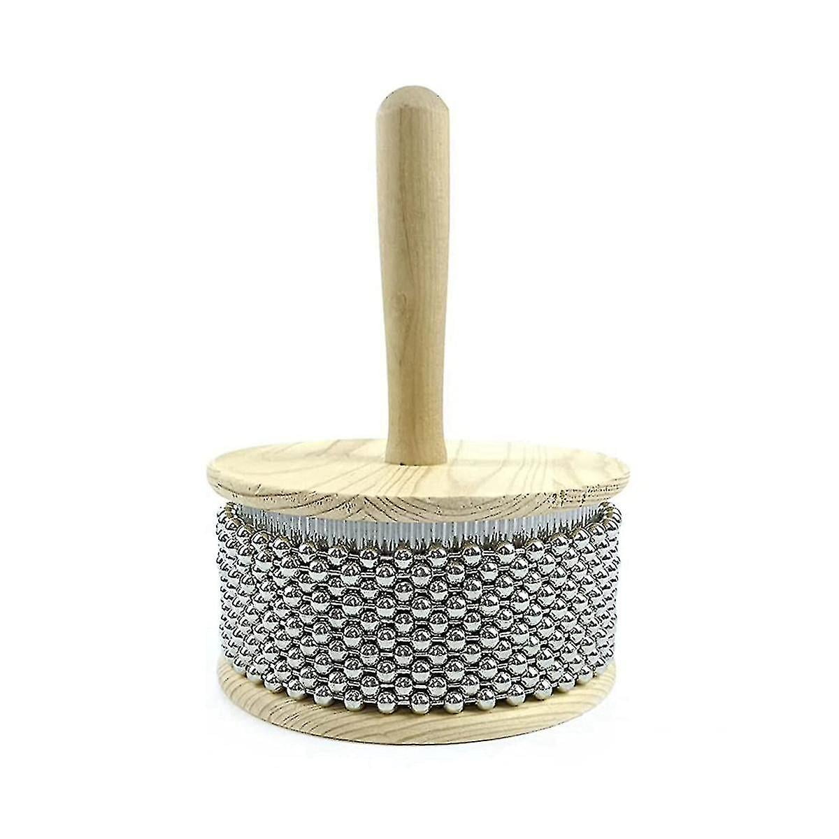 Cabasa de madera LIUXGMXG instrumento de percusión con vibrador de mano ...