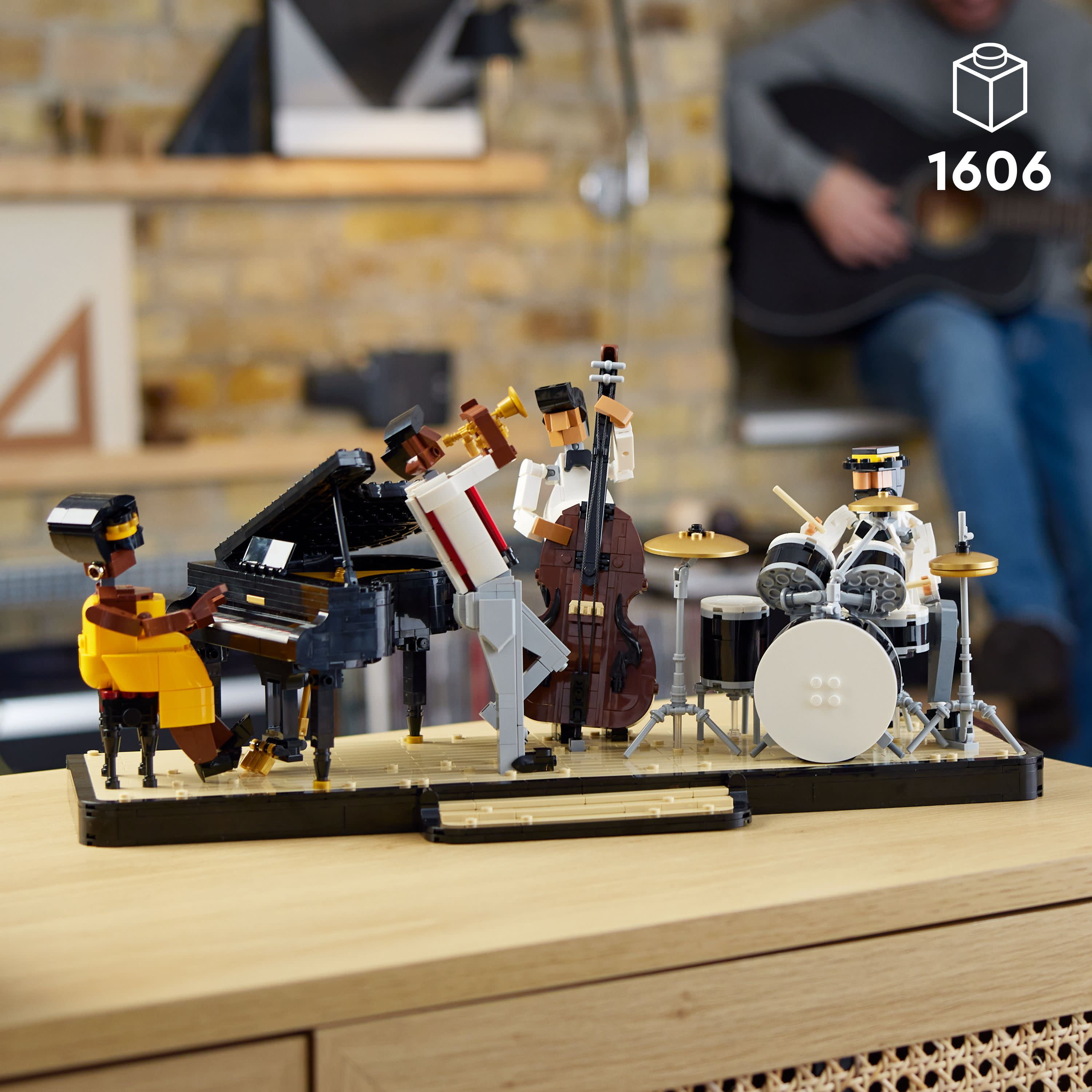 LEGO Ideas Jazz Quartet 21334 Building Blocks - Featuring Buildable ...