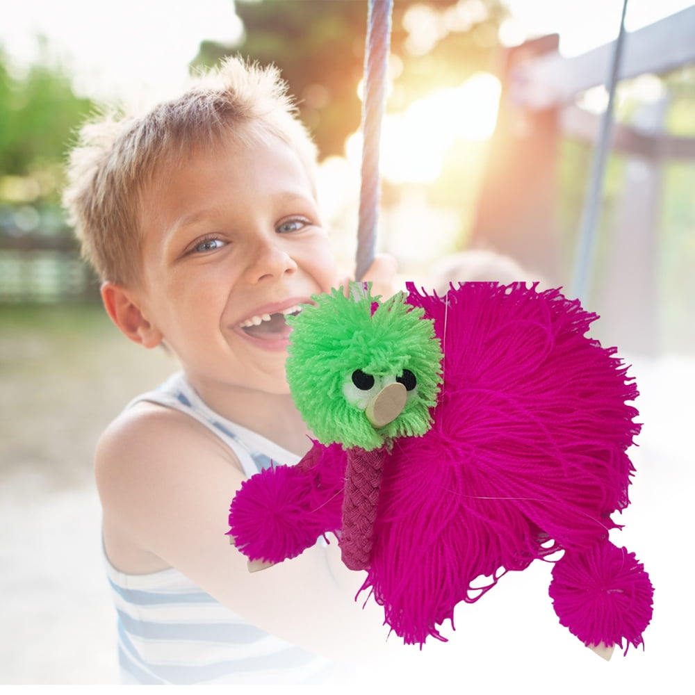 Ostrich-shaped Bright Color Puppet Toy Parent-child Interactive Puppet ...
