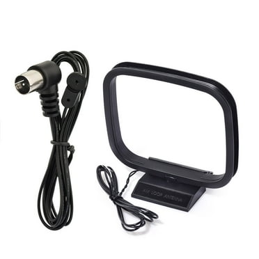 Enhanced Am Fm Loop Antenna Aerial For Stereo Receiver Systems 2 Pin ...