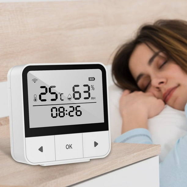 POINTERTECK Smart WiFi Thermometer Hygrometer Wireless Temperature ...
