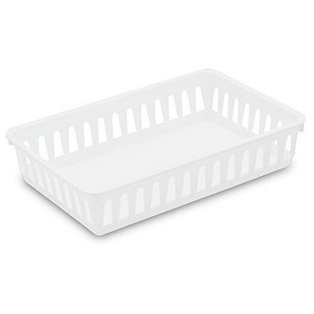 STERILITE SM WHT Plas Stor Basket - Walmart.com