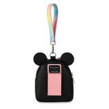 Disney Parks Minnie Sequined Mini Backpack Wristlet Pastel Rainbow New ...