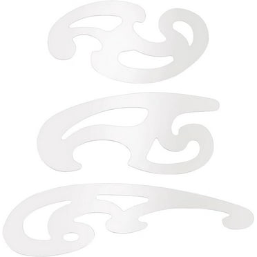 Mr. Pen- 6 Pc French Curve & Template Ruler Set, Drafting & Geometry ...