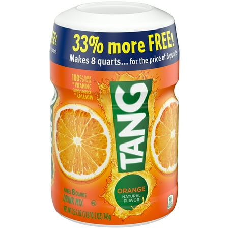 TANG POWDERED SOFT DRINK ORANGE 26.2 oz Jar - Walmart.com