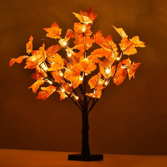 Lighted Fall Tree
