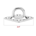 304 Stainless Steel 5mm Thick Ring Sail Shade Pad Eye Marine Boat ...