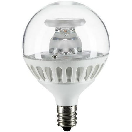 SUNLITE 5W G16.5 GLOBE LED Dimmable Warm White E12 Candelabra Base Bulb - Walmart.com