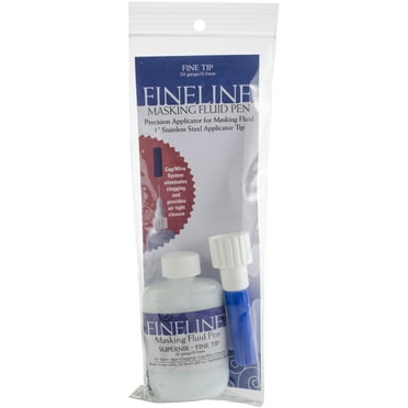 Fineline Masking Fluid Pen 1.25oz 18ga Std Tip - Walmart.com
