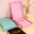 Daily Planner, Spiral Bound Academic Notebook for Time Management and ...