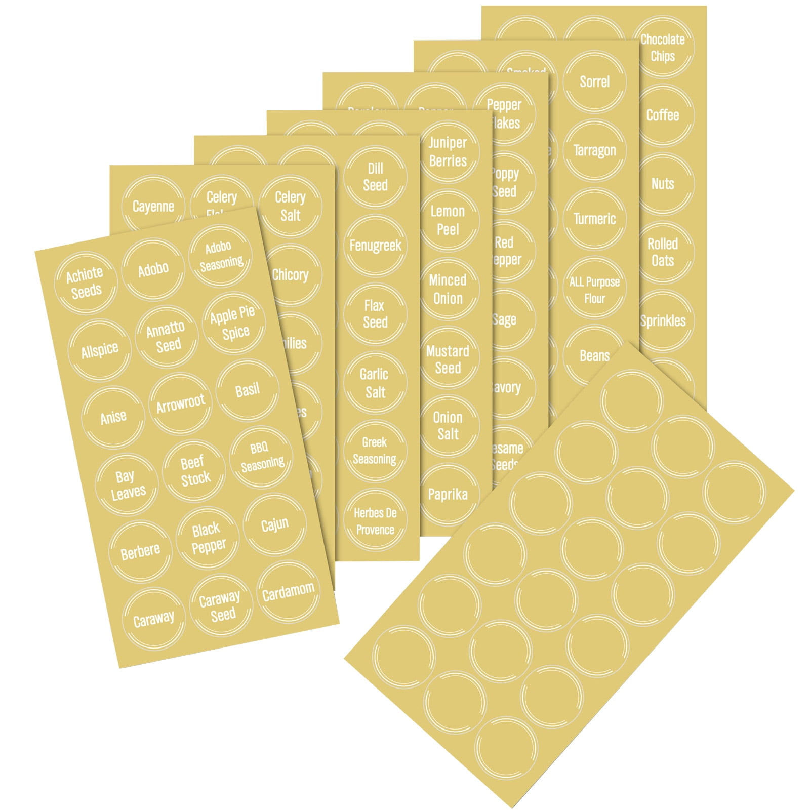 Click here for Etereauty 8 Sheets 144pcs Practical Ingredients Sp... prices