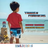 Transformers Boy's Drawstring Swim Trunks - Optimus Prime Print Bathing ...