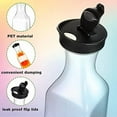 8 Pcs 54 oz Plastic Carafe Water Carafe with Lid Clear Plastic Pitcher ...