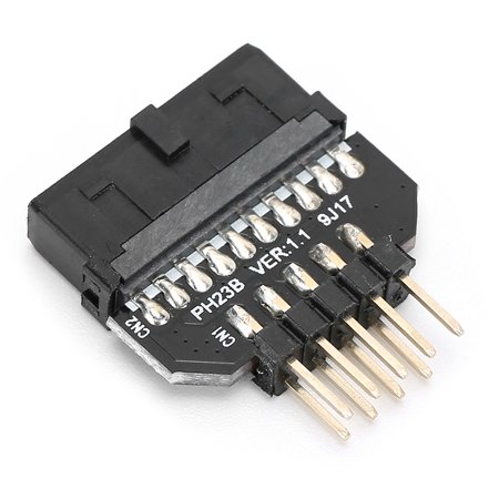 Front Panel Plug Connector, Motherboard Plug Adapter, USB3.0 19-pin ...