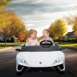 Lamborghini 24V 2 Seats Ride on Car Toy for Girls and Boys Electric ...