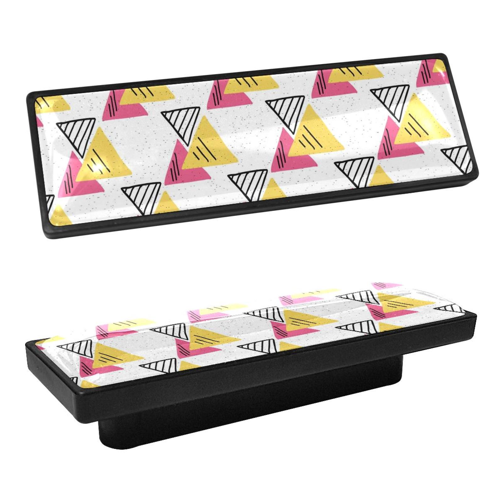 4 Pcs Rectangle Cabinet Handle Cupboard Knob Drawer Pulls Handle ...