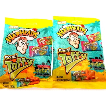 Warhead Galactic Cubes Sour Fruit-Flavored Chewy Candy, 3.5 oz Theater ...