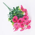 Partheme Artificial Pansy Flowers Realistic Fake Flower Stems, Lifelike ...