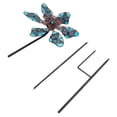 CaraMart Colorful Garden Night Glow Spinner Blue Butterfly Garden Decor ...