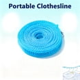 2pcs Portable Clothesline Windproof Adjustable Laundry Drying Rope with ...