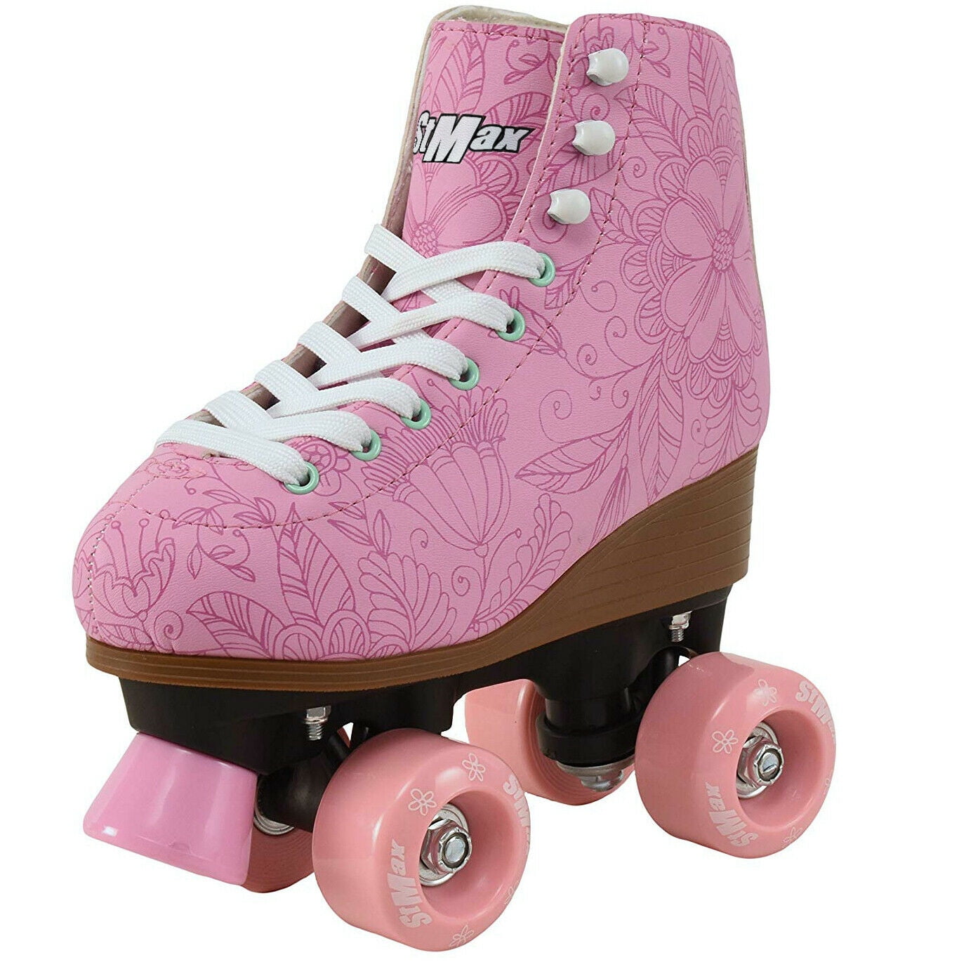 STMAX Quad Roller Skates for Girls Size 6 Youth Derby 4-Wheel ...