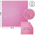 12 x 12 Inch Double Side Glitter Cardstock Paper 100LB Heavy weight No ...