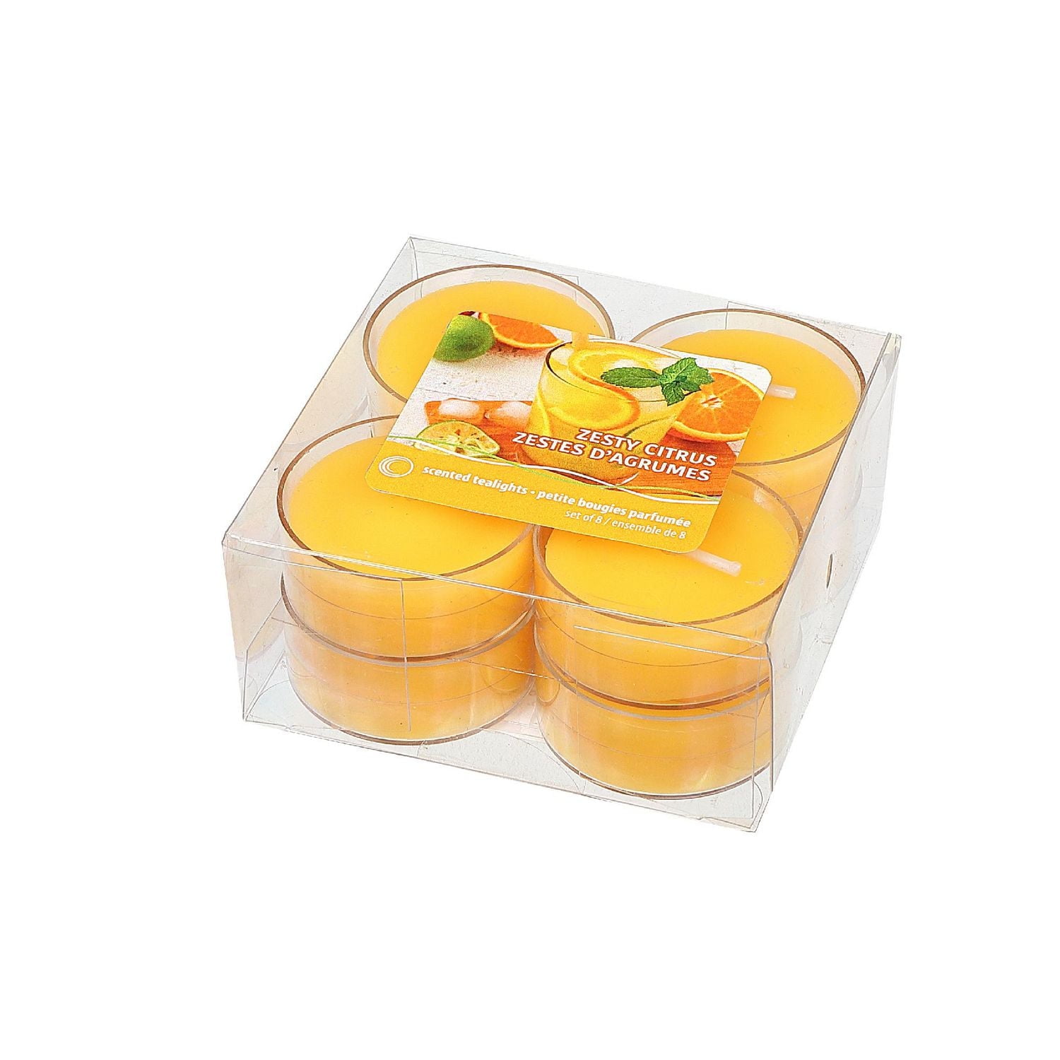 Click here for Ih Casadécor 8 Pk Scented Tealights (Zesty Citrus)... prices