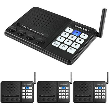 Wireless Intercom System for Home,Sanzuco Wireless Intercom System 1 ...