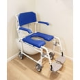 KMINA PRO - Bath Shower Chair with Wheels for Elderly, Handicap Toilet ...