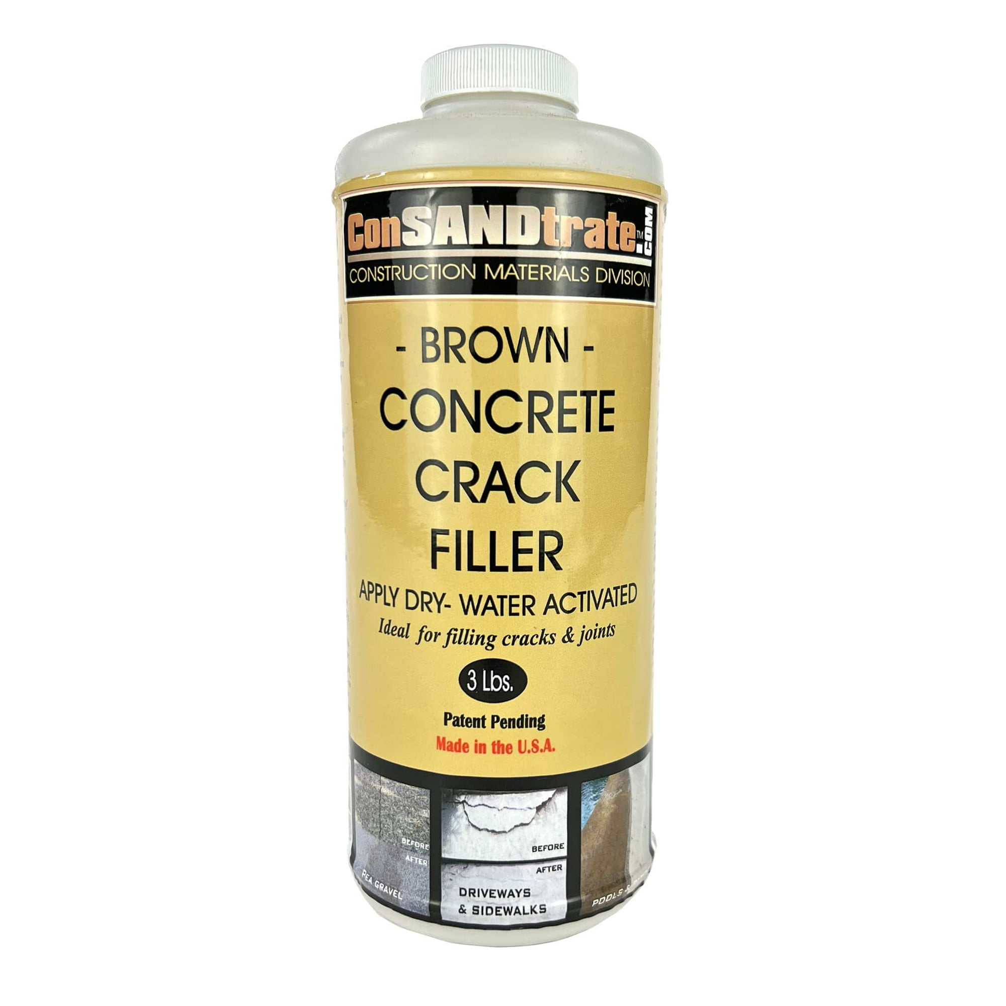 Click here for Consandtrate Concrete Crack Filler - Brown - 3 Lb.... prices
