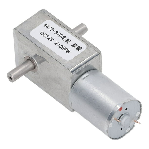 DC12V Double Shaft Gear Motor Double Shaft Micro Electric Motor Full ...