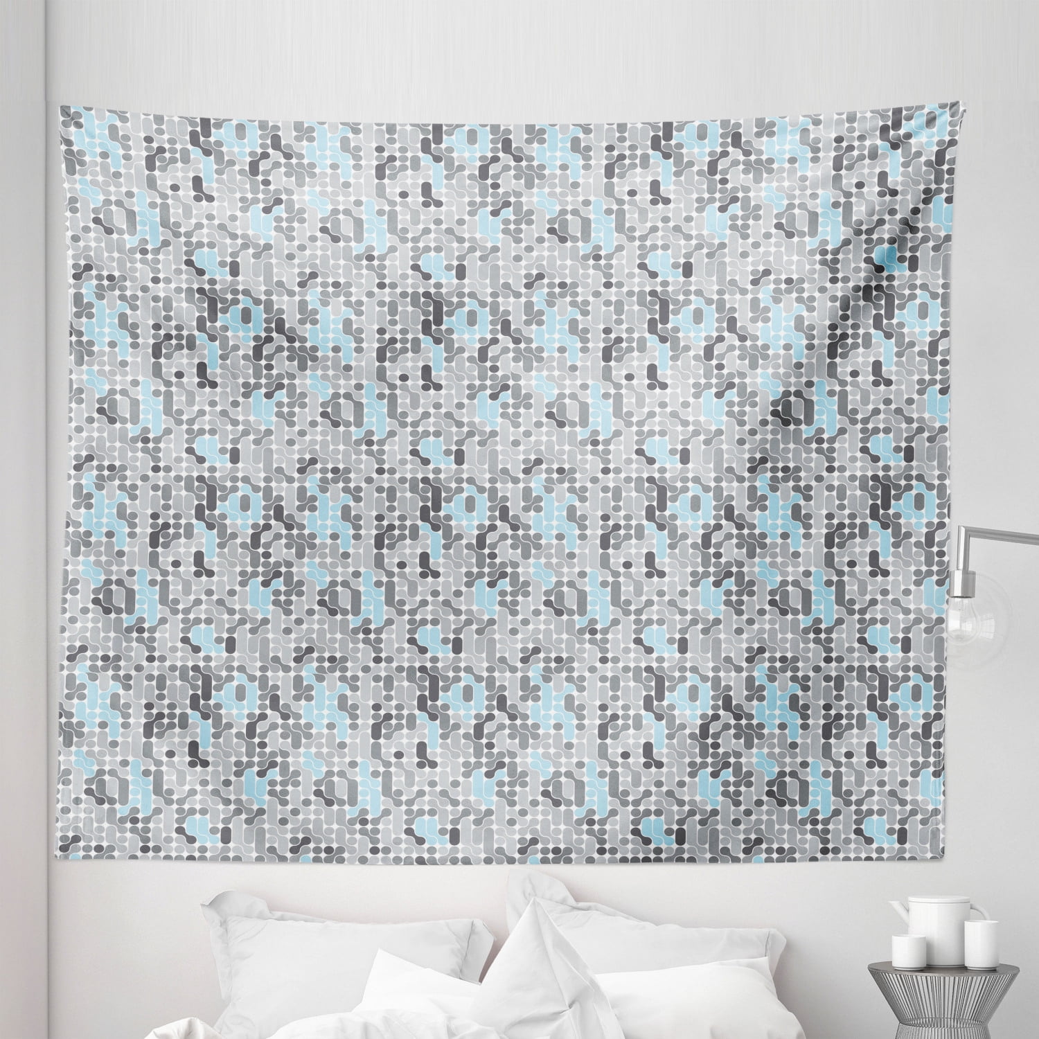 Geometric Tapestry, Video Games Modern Circular Maze Path Curves Rounds ...