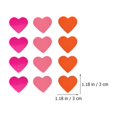 BESTYASH 240Pcs Assorted Color Heart Shaped Fridge Magnets Decorative ...