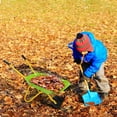 Costway Kids Metal Wheelbarrow Children's Size Outdoor Garden Backyard ...