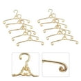 HEMOTON 10pcs Alloy Hangers Small Hangers Mini Hangers for Mini Retro ...