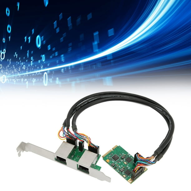 Carte Mini PCIE Gigabit, Adaptateur PCIe Express 10/100/1000 Mbps Port ...